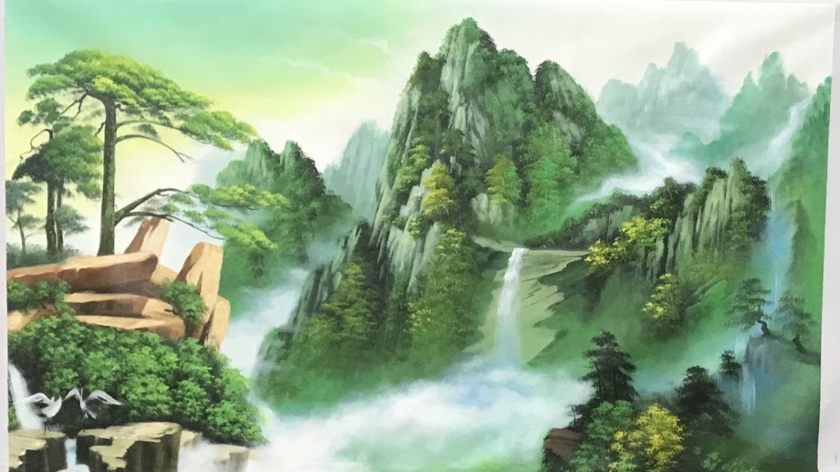 Hướng dẫn cách vẽ tranh phong cảnh thiên nhiên đẹp đơn giản